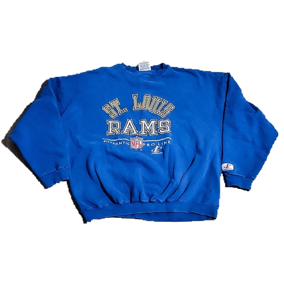 Logo Athletic | Sweaters | 9s St Louis Rams Embroidered Arc Sweatshirt ...
